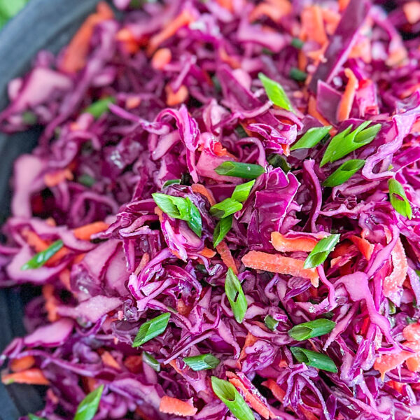 RED CABBAGE COLESLAW RECIPE - The Tasty Chapter