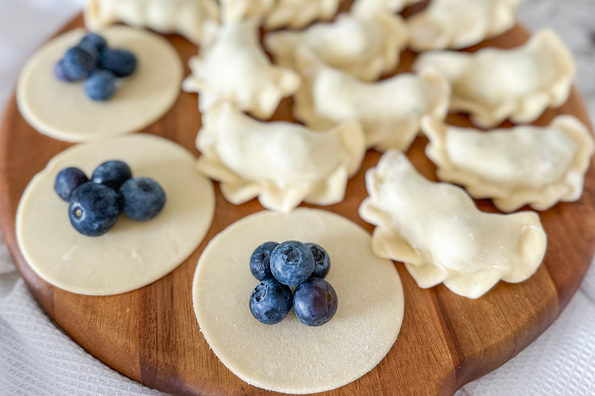 BLUEBERRY PIEROGI - The Tasty Chapter